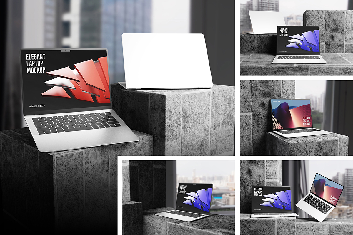 Realistic Laptop Mockup – Mockup Field