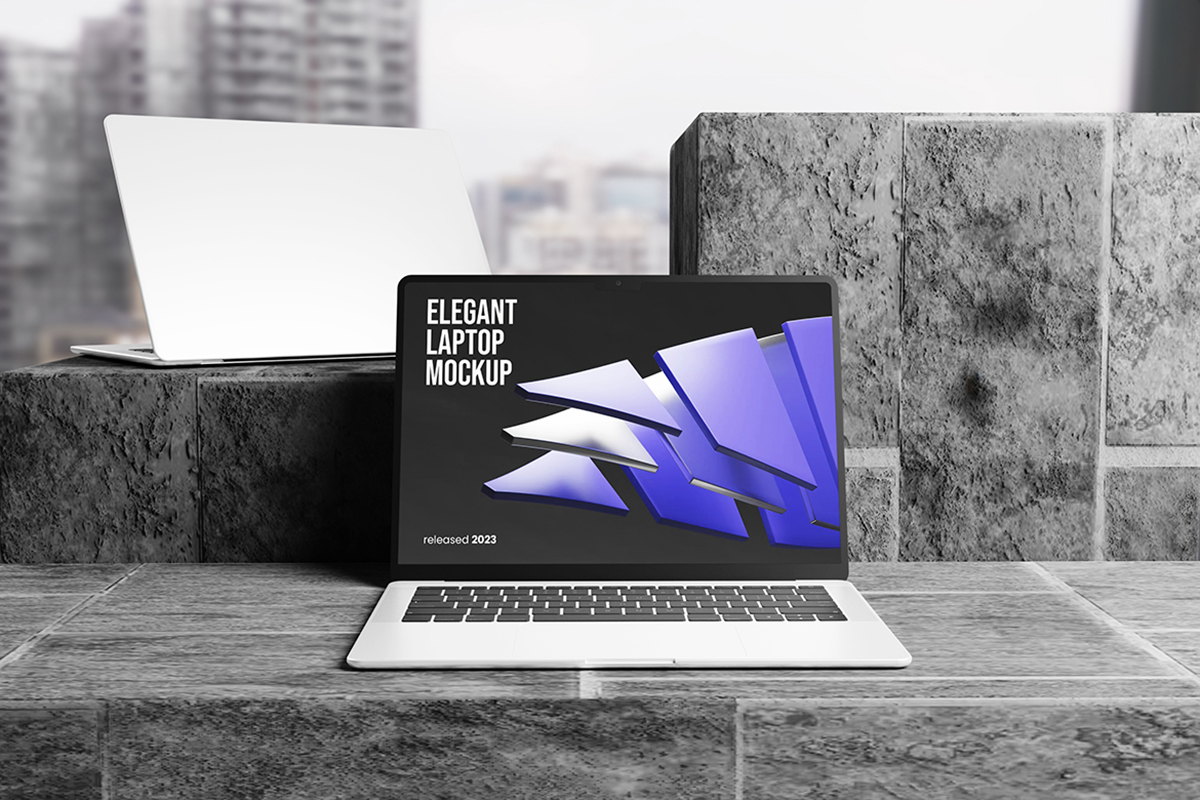 Realistic Laptop Mockup – Mockup Field