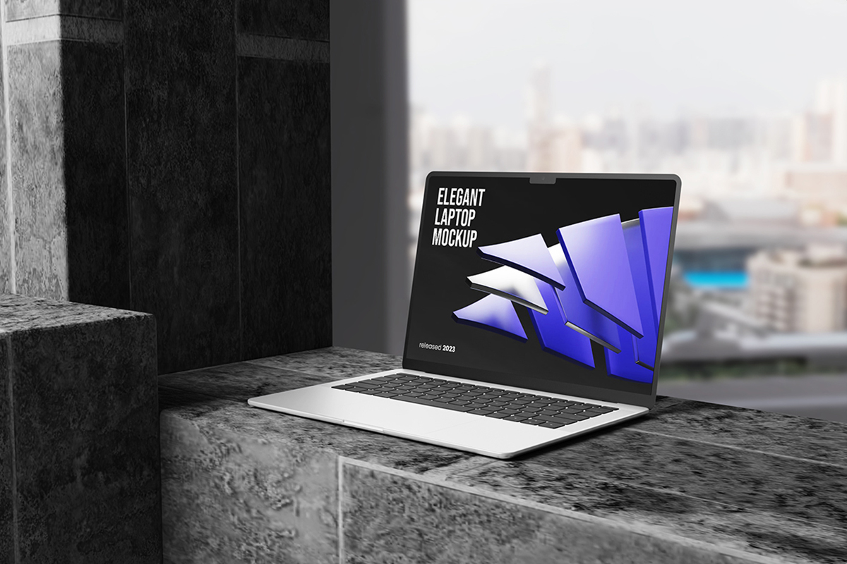 Realistic Laptop Mockup – Mockup Field