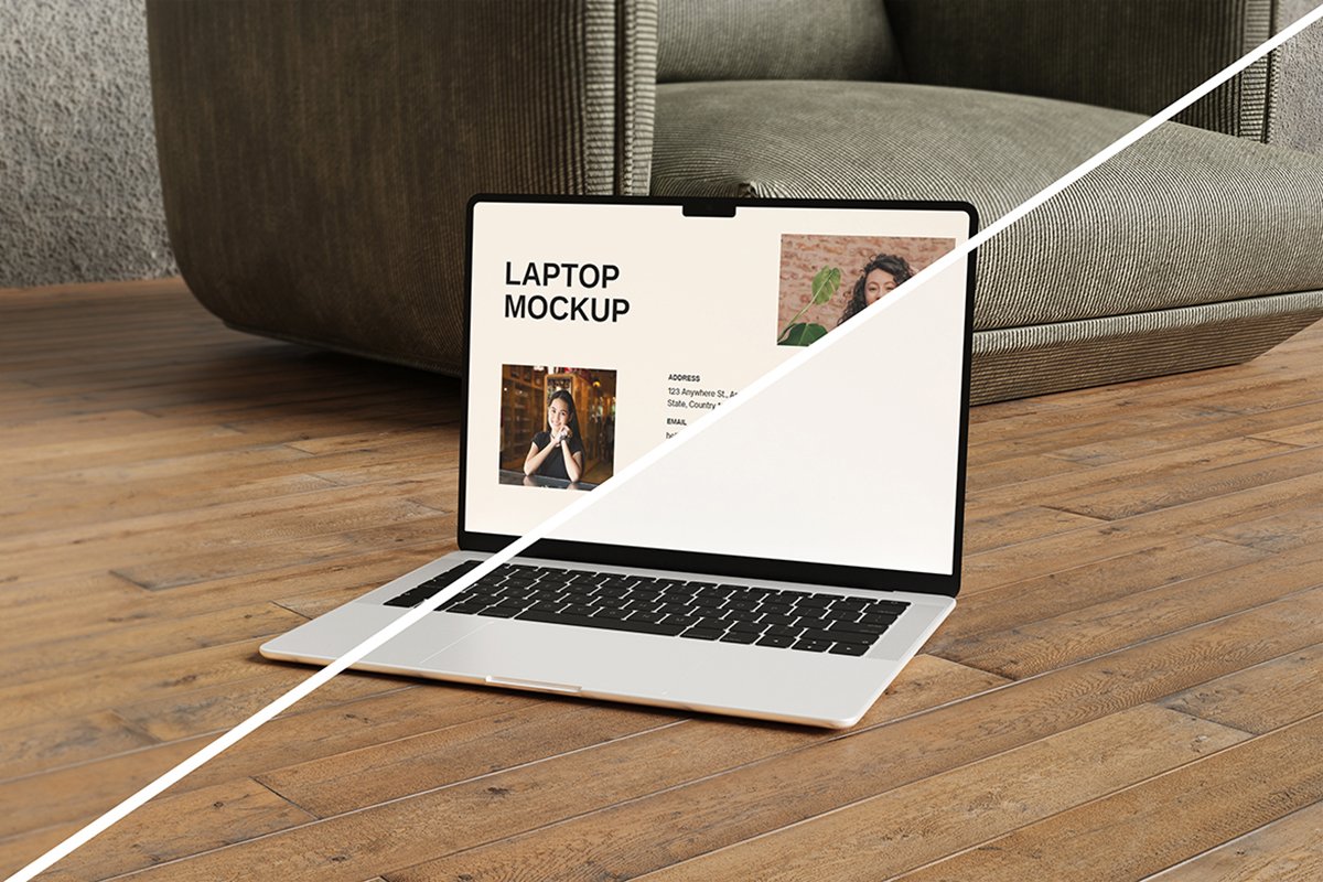 Laptop Mockup for UI Design – Mockup Field